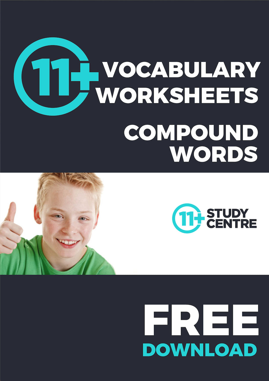 11 Plus Compound Words Free PDF Worksheets | 11 Plus Resources