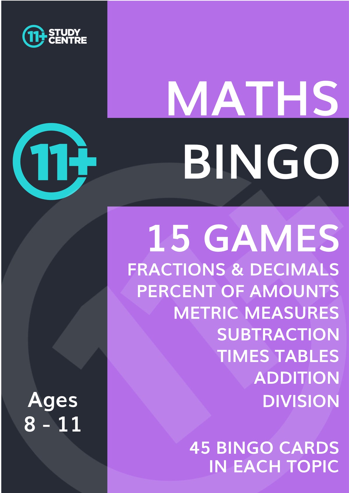 11 plus Maths Bingo - Boost your child's maths skills today! — 11 Plus ...